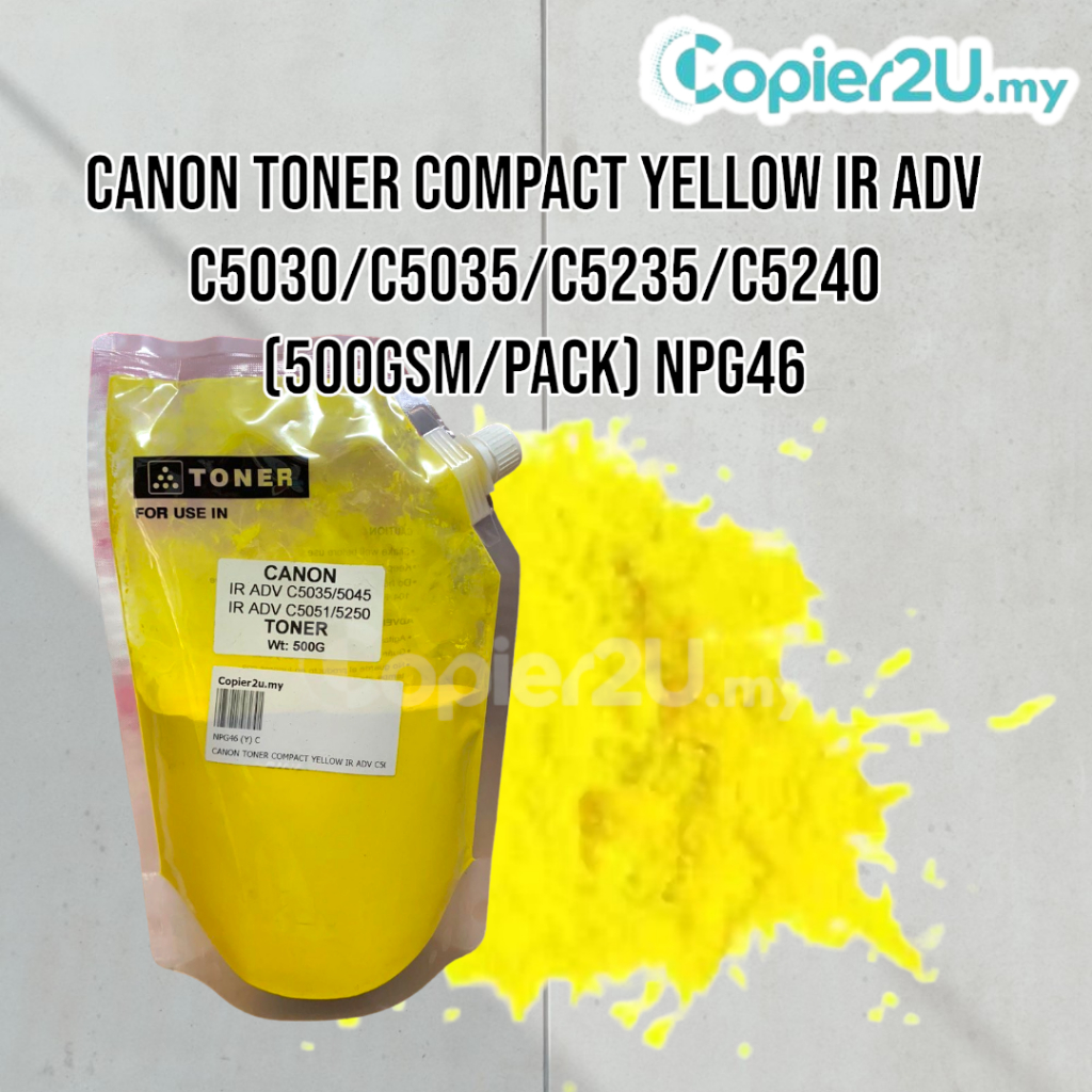 CANON TONER COMPACT YELLOW IR ADV C5030/C5035/C5235/C5240 (500GSM/PACK ...