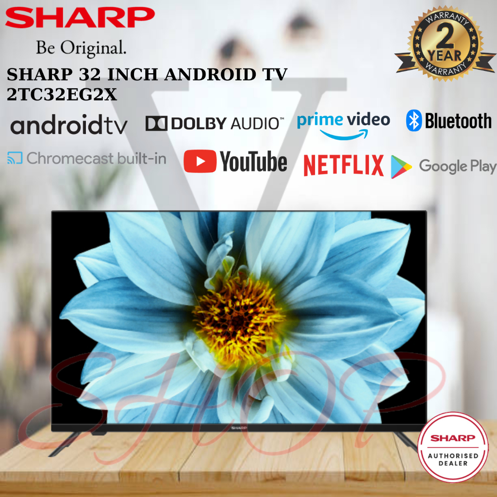 SHARP AQUOS 32" FHD GOOGLE TV 2TC32GH3000X || 32" HD ANDROID TV ...