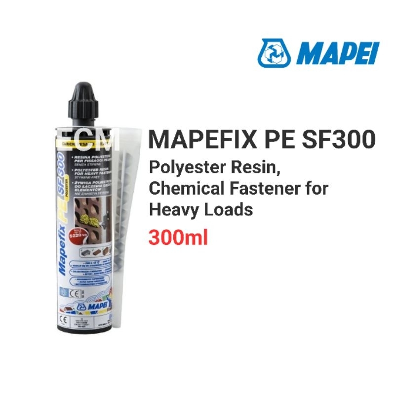 MAPEFIX PE SF 300 (300ml) Styrene-free, polyester resin chemical ...