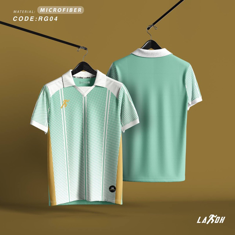 🔥HOT DESIGN MICROFIBRE JERSEY🔥LAKOH SPORT / NECK RETRO / JERSI FUTSAL ...
