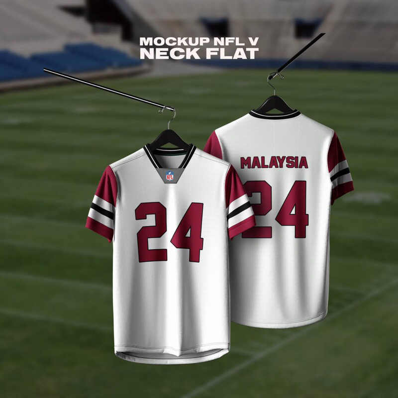 🏈 Mockup 3D NFL Jersey V1 | Trending 3D Mockup | Editable PSD Files ...