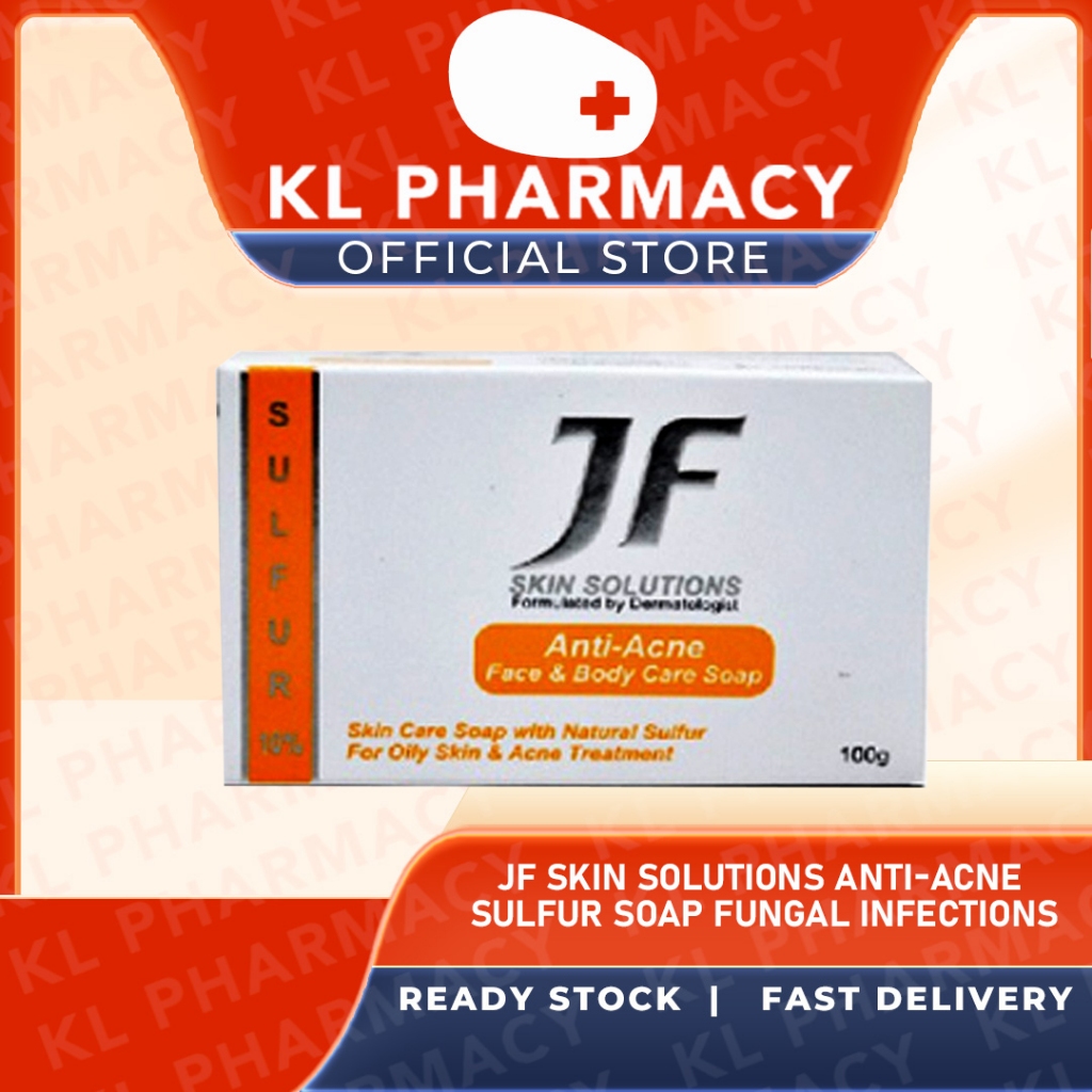 [100G, ANTI-ACNE] Jf Skin Solutions Anti-Acne Sulfur Soap Fungal ...