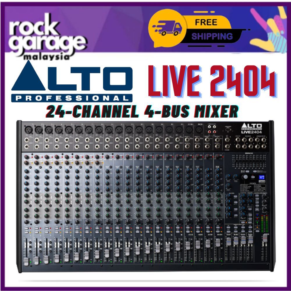Alto LIVE 2404 24-Channel 4-Bus Mixer (LIVE2404/LIVE-2404) | Shopee ...