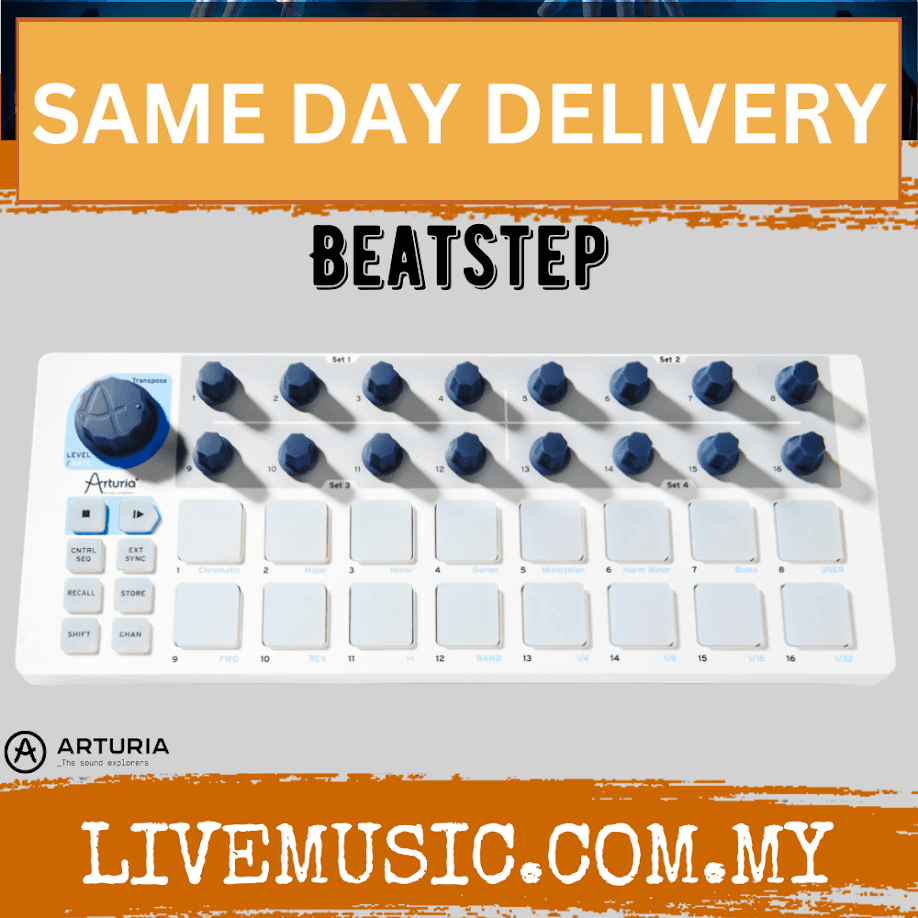 Arturia Beatstep MIDI Controller and Step Sequencer - Black / White | Shopee Malaysia