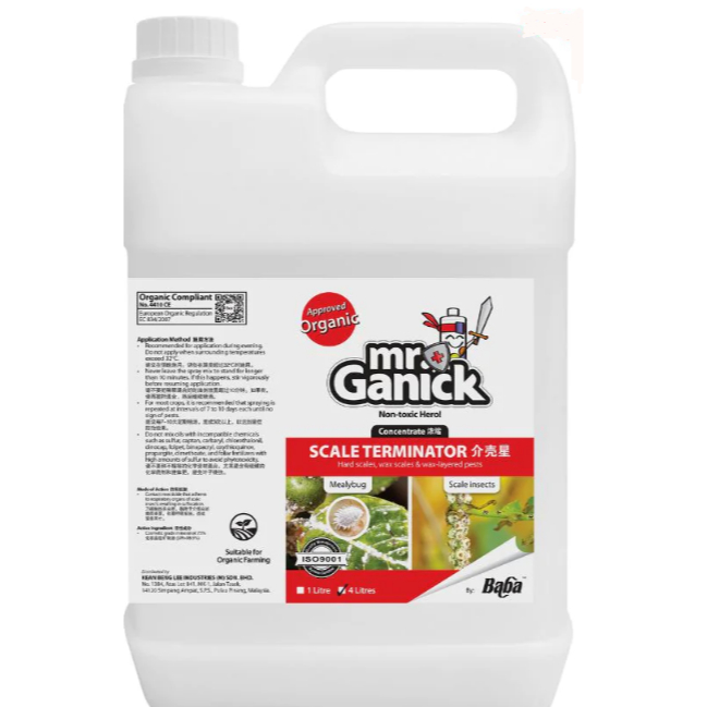 4LIT | Baba Mr Ganick Natural Pesticide: Scale Terminator For Mealy ...