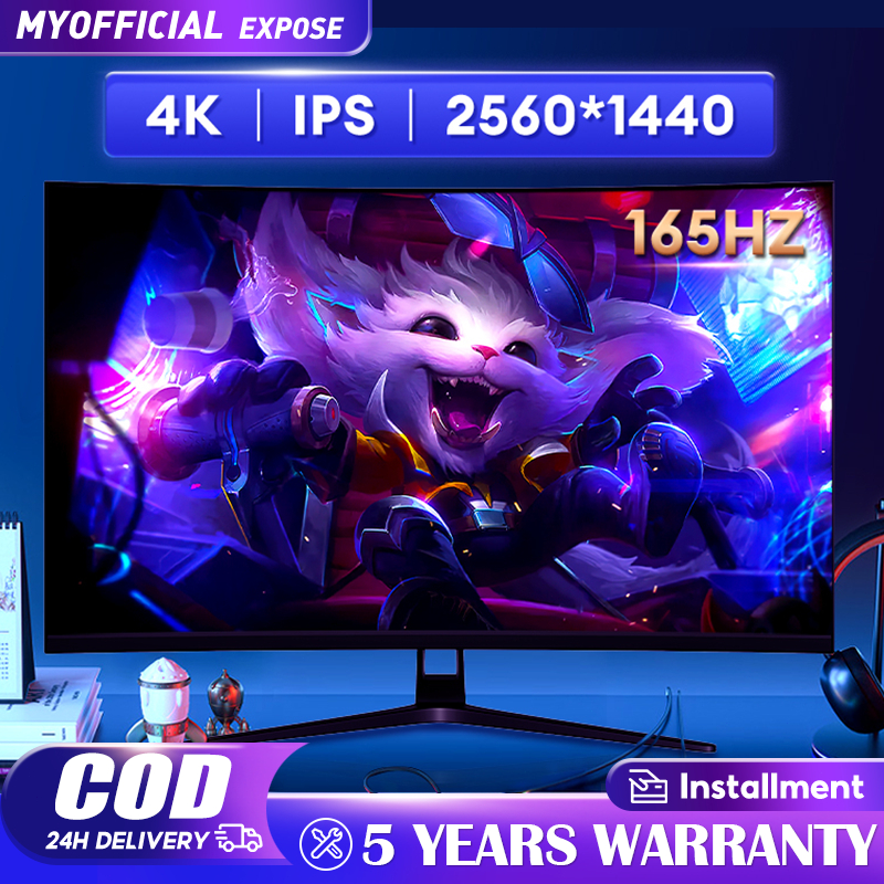 Gaming Monitor 24 Inch Monitor Pc 4K 165Hz Expose Monitor Gaming 27inch ...