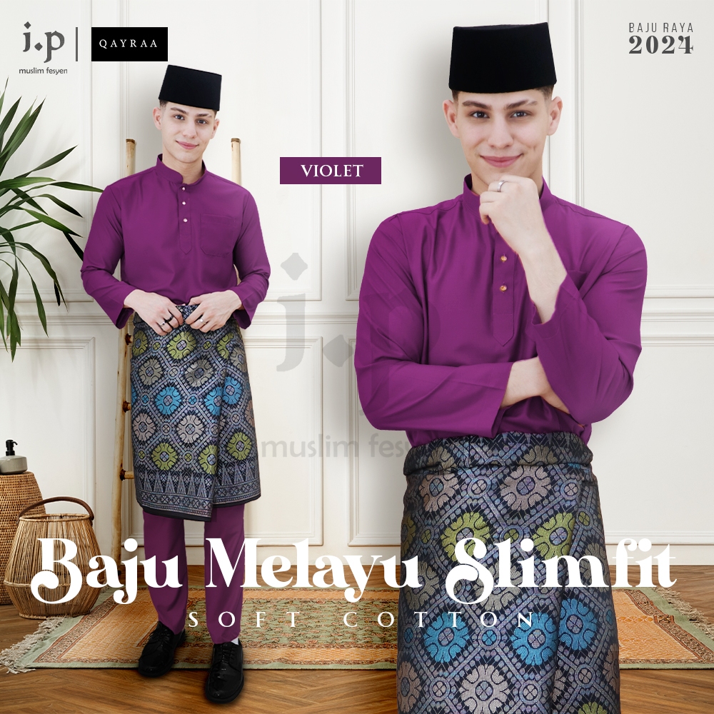 𝐈.𝐏 𝐌𝐮𝐬𝐥𝐢𝐦 𝟐𝟎𝟐𝟒⭐Baju Melayu Dewasa XS-4XL / Baju Raya / Free Butang ...