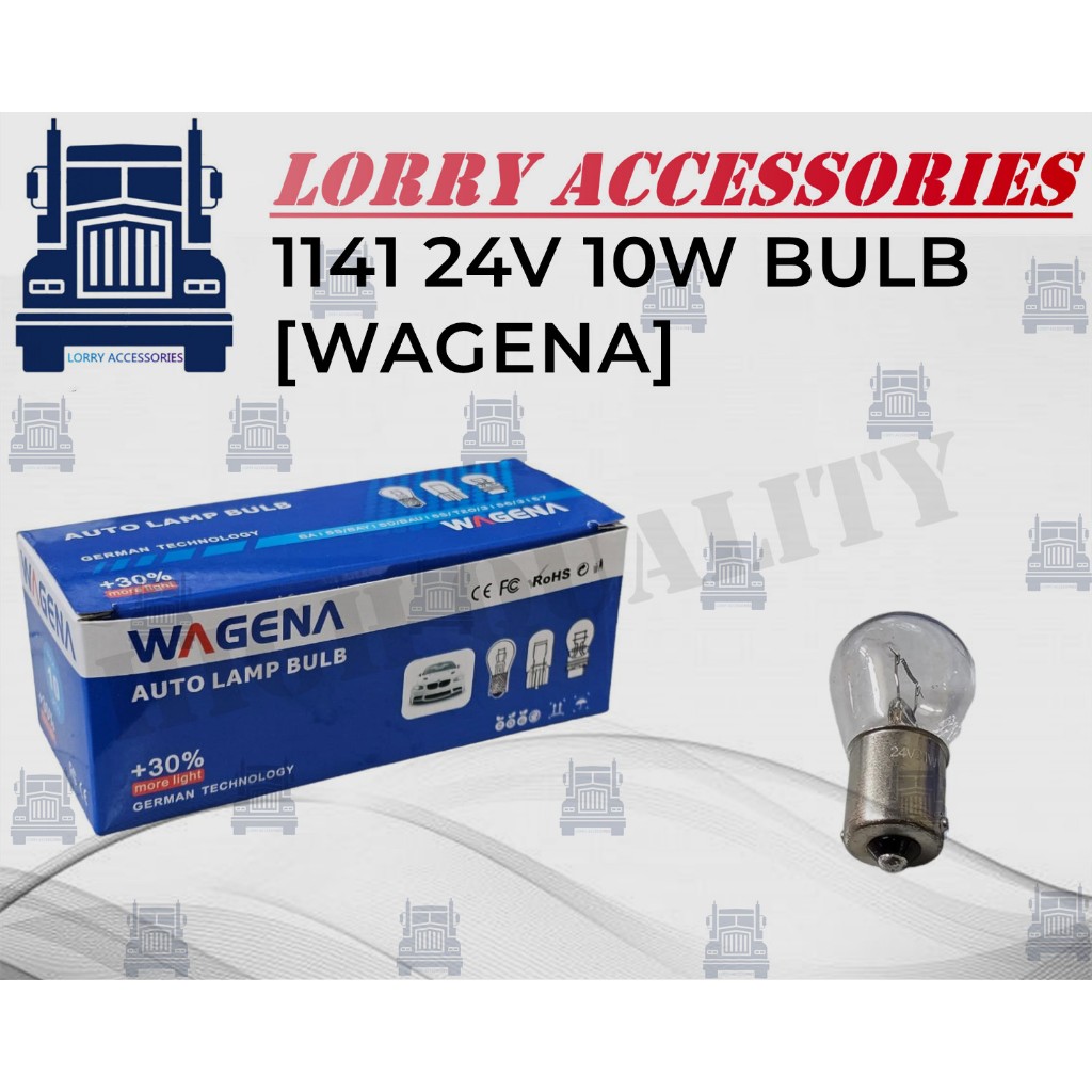 1141 24V 10W BULB [WAGENA] (1BOX) | Shopee Malaysia