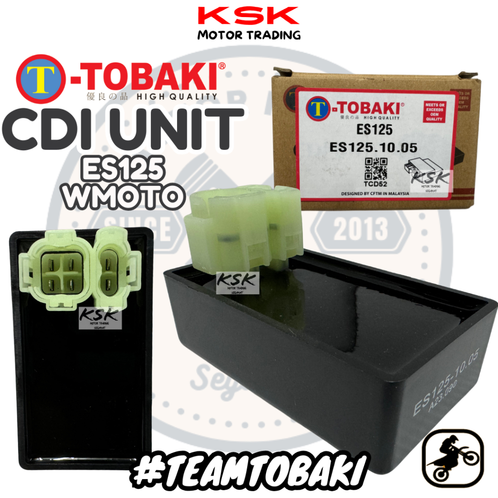 TOBAKI CDI UNIT WMOTO ES125 SCOOTER SKUTER | Shopee Malaysia