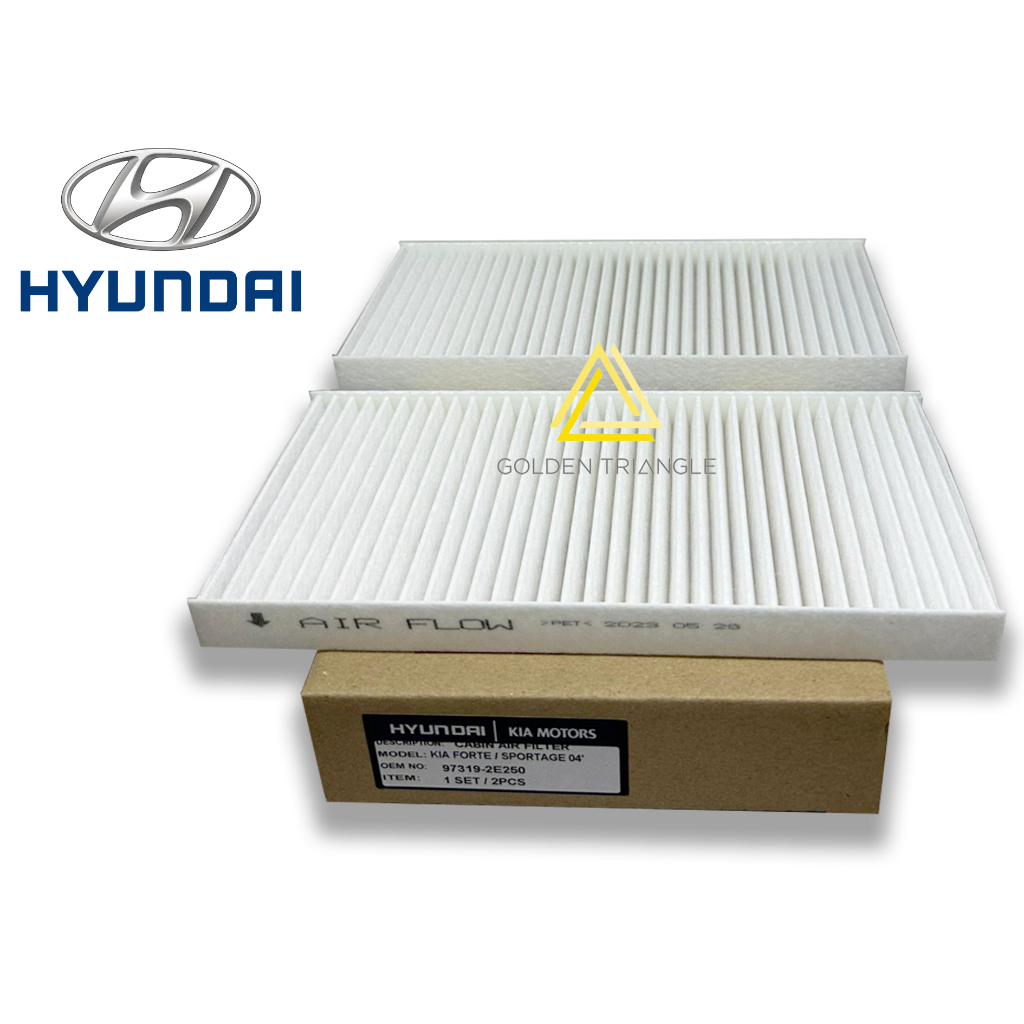 HYUNDAI KIA FORTE/SPORTAGE 2004 CABIN AIR FILTER 1SET 2PCS (97319-2E250 ...