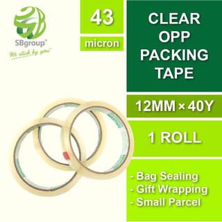 Opp Tape/Selotape 12mm/18mm/24mm/36mm/48mm/ Packaging Tape Transparent ...
