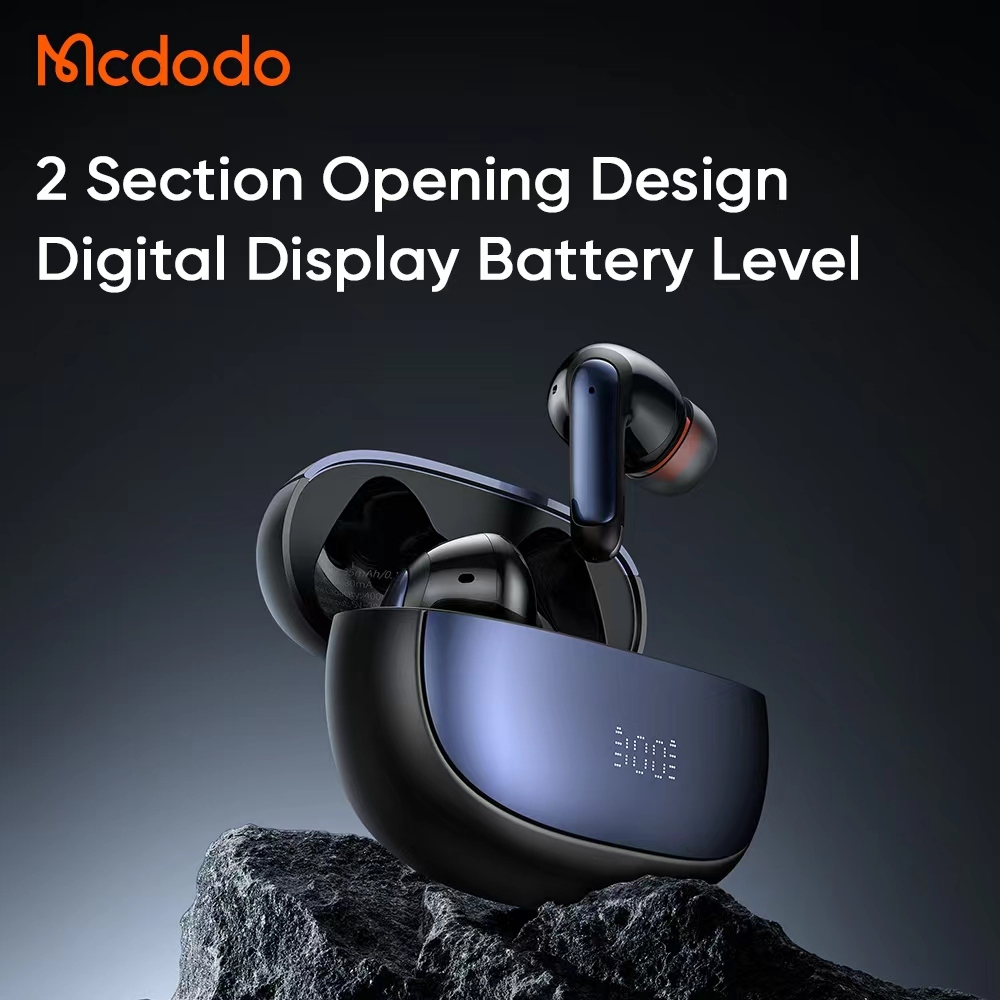 MCDODO HP-330 ANC+ENC TWS Wireless Bluetooth V5.3 Stereo Earphone ...