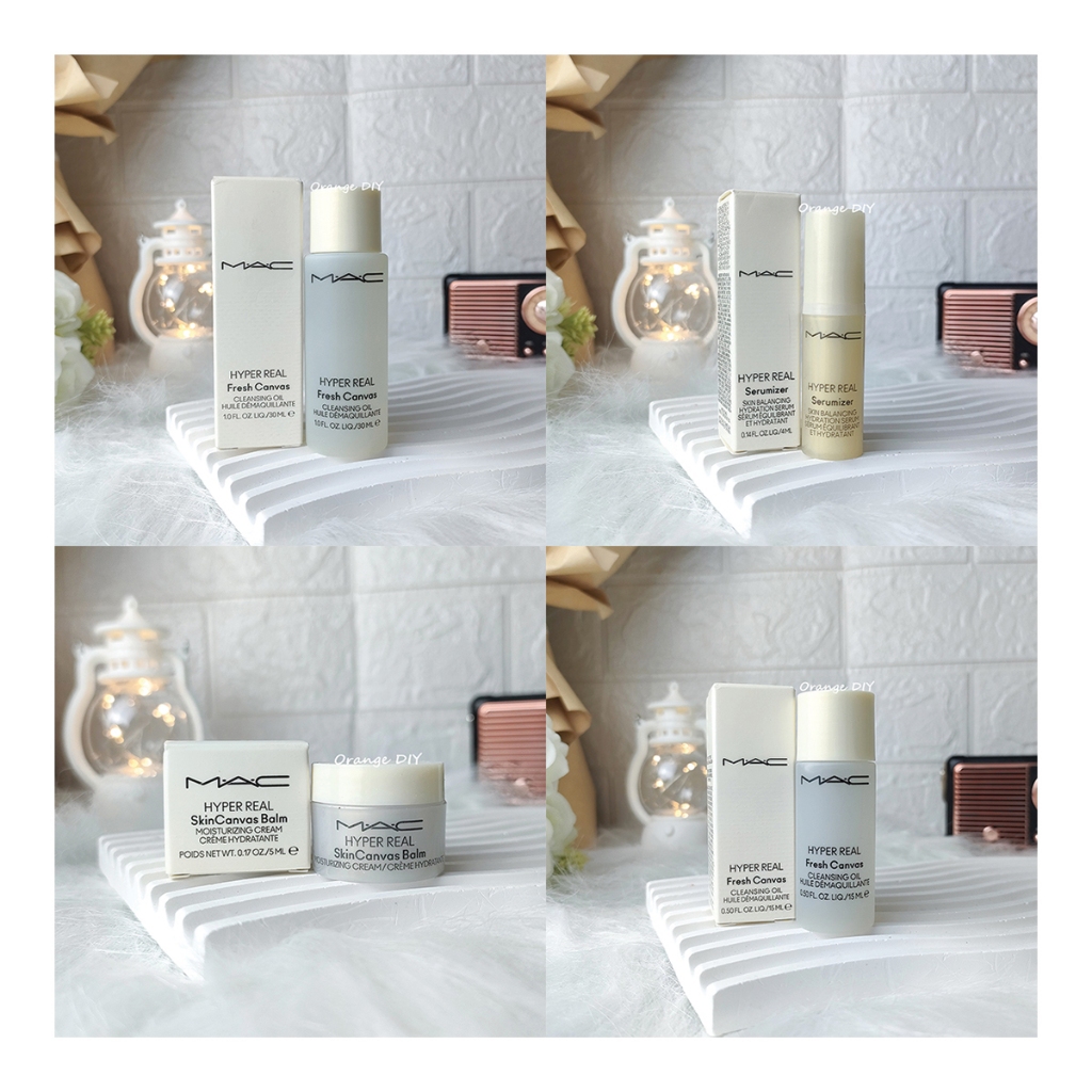 MAC Hyper Real Fresh Canvas Cleansing Oil 15 or 30ml / Serumizer 4ml ...