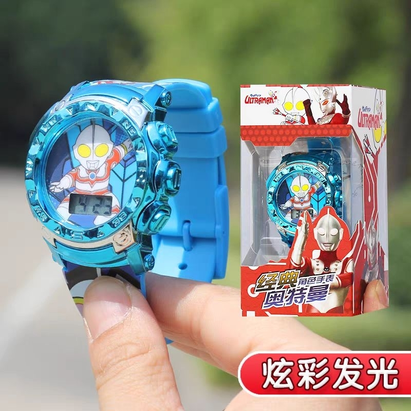 Ready Stock Ultraman Watch Children Eletronic Watch Cartoon Student ...