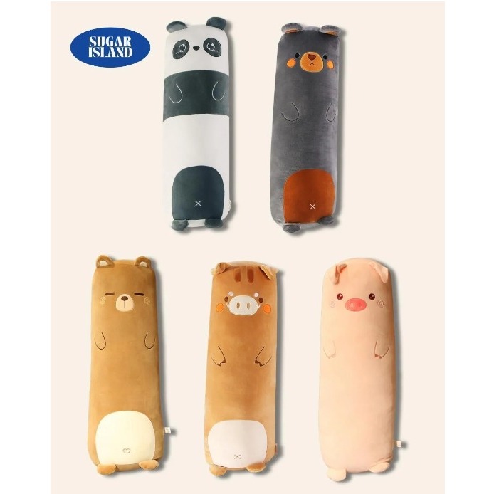 80cm Long Cute Animal Bolster (Premium Fabric) | Shopee Malaysia