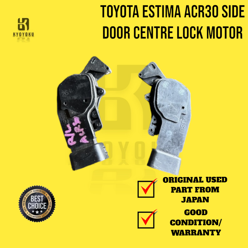 Kyoyoku-Toyota Estima ACR30 Side Door Centre Lock Motor | Shopee Malaysia