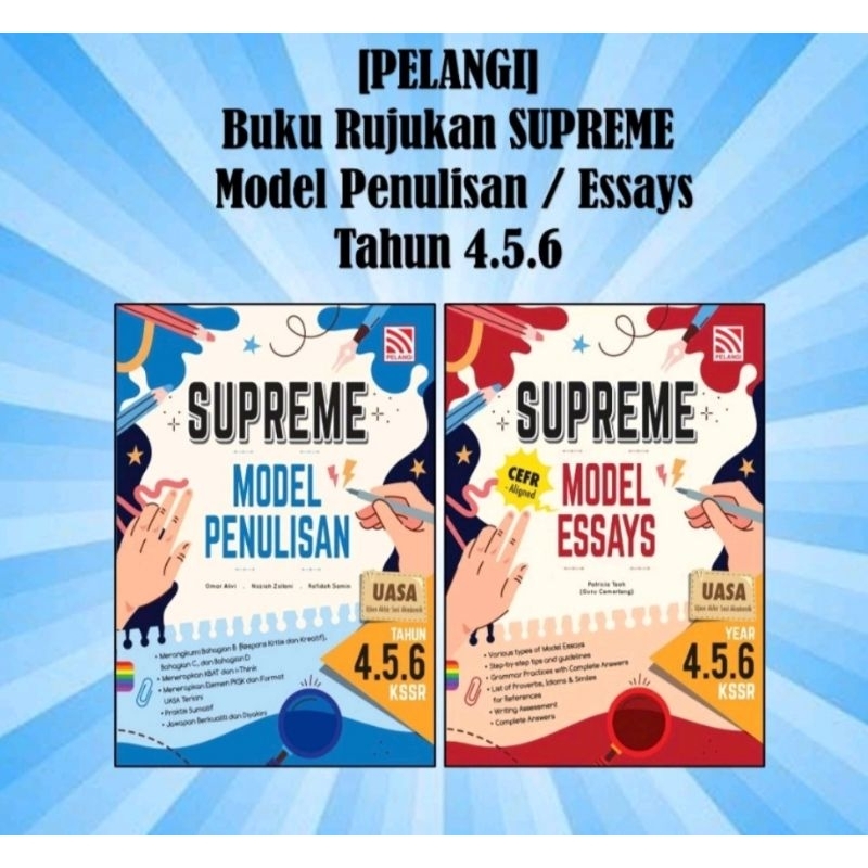 Supreme Model Penulisan 456/Highlight Model Essays 456 2024 | Shopee Malaysia