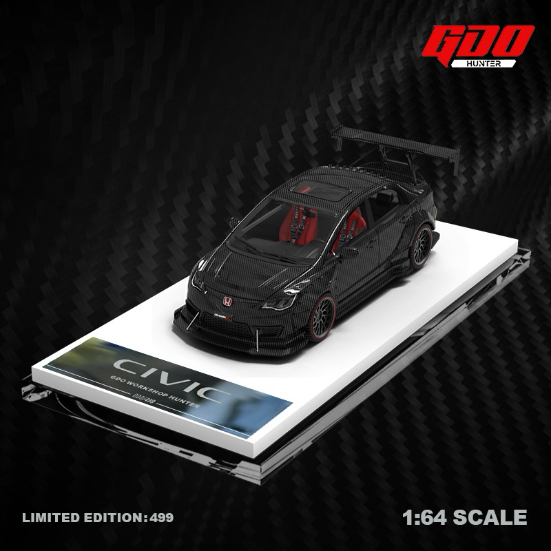 TIME MICEO x GDO CIVIC FD2 TRACK EDITION CARBON BLACK | Shopee Malaysia