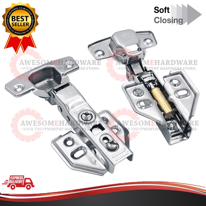 (SOFT CLOSE) HYDRAULIC IRON CONCEALED WARDROBE HIDDEN HINGE BRACKET ...
