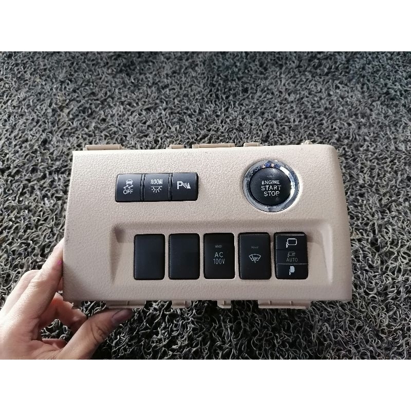 25/1/24 Toyota Alphard vellfire anh20 light brown colour push start ...