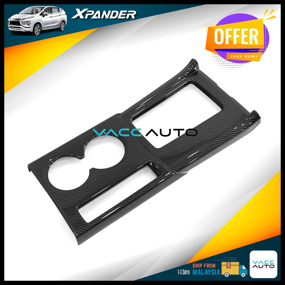 Mitsubishi Xpander NC 2020-2026 Gear Console Lining Carbon Cover ...