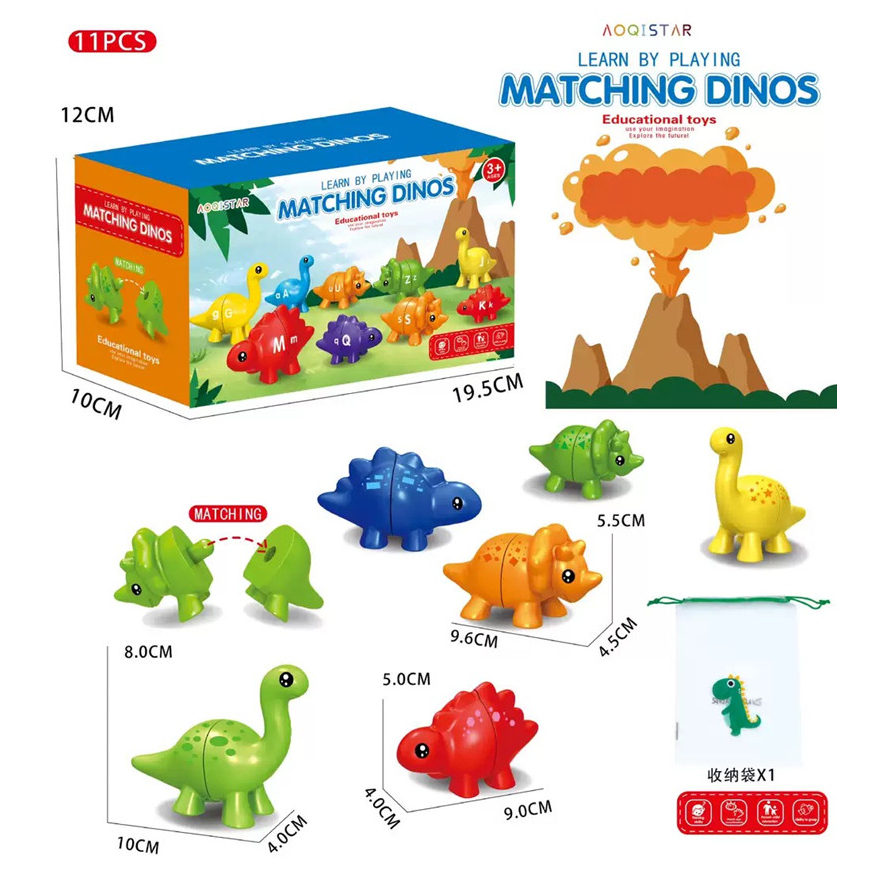 Learning Resources Snap-n-Learn Matching Dino Fine Counting & Sorting ...