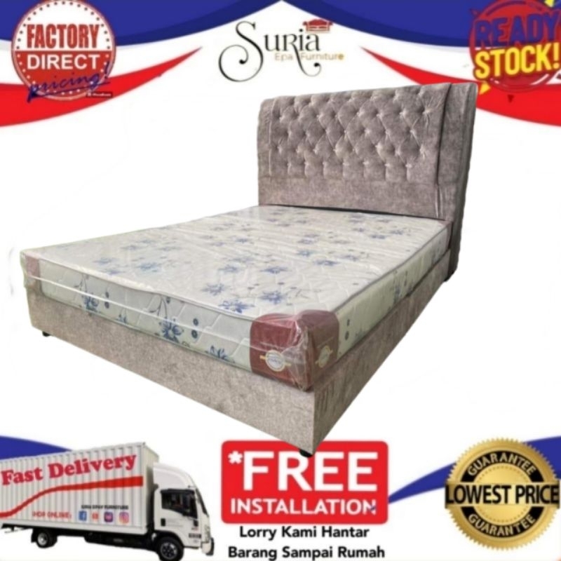 [SIAP PASANG]Divan Queen/Katil Double | Shopee Malaysia