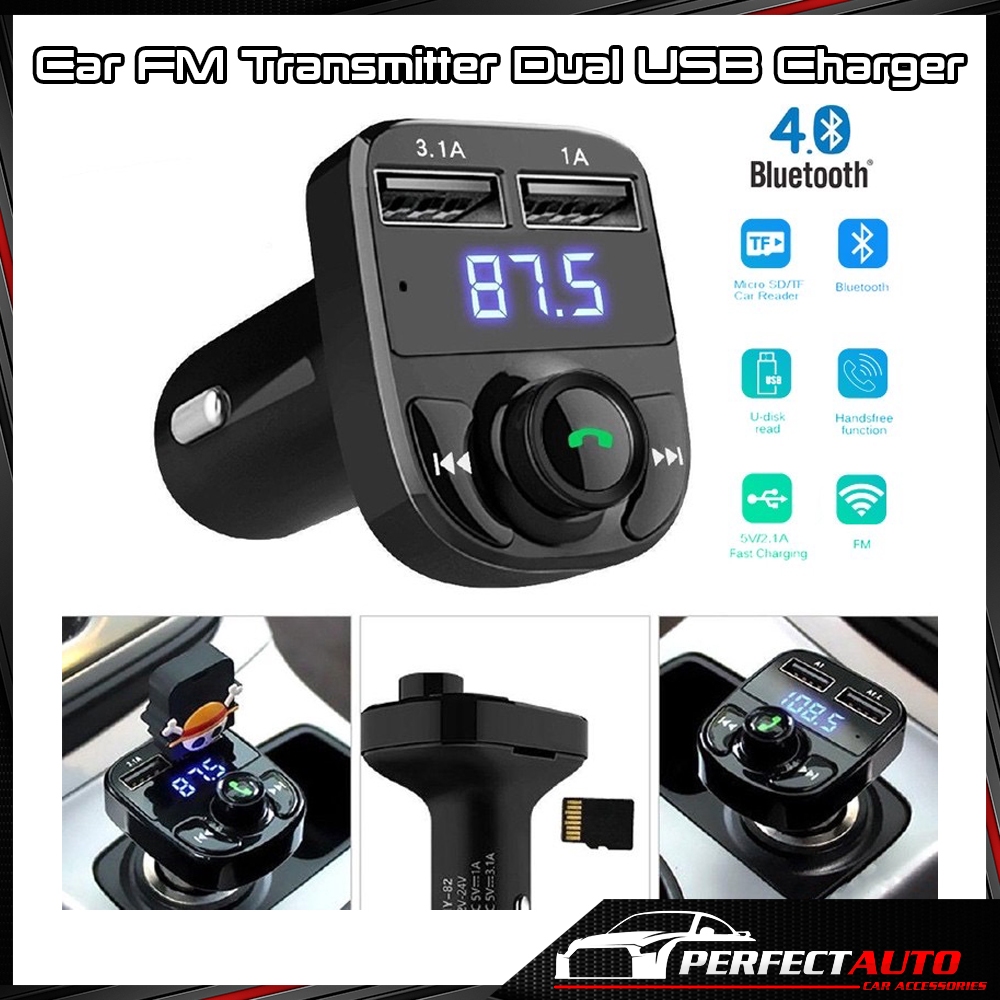3.1A Multfunction Wireless Car MP3 Player Car Kit Handsfree Bluetooth ...