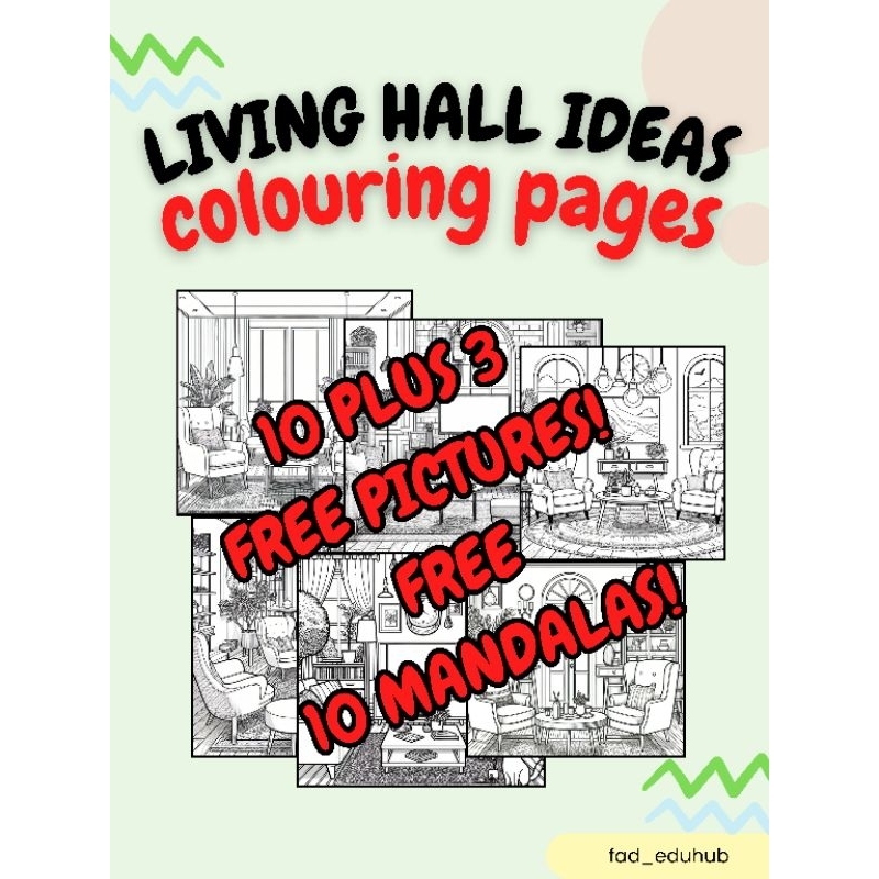 Printables colouring pages LIVING HALL IDEAS for adult and kids ...