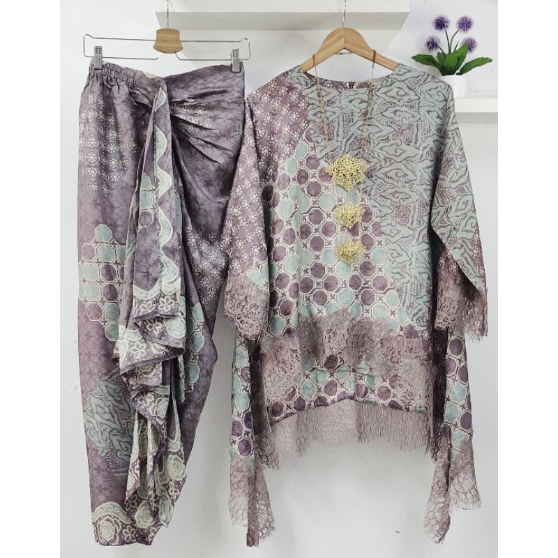 KURUNG JAWA LACE INSTANT PARIO SEMI VISCOSE ☑️BAJU KURUNG PARIO LACE ...