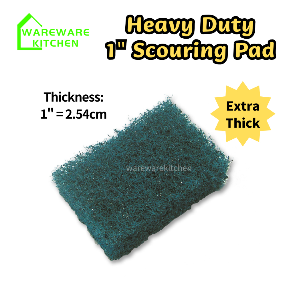 1" Scouring Pad / Thick Green Scourer / Thick Scouring Pad / DIsh ...