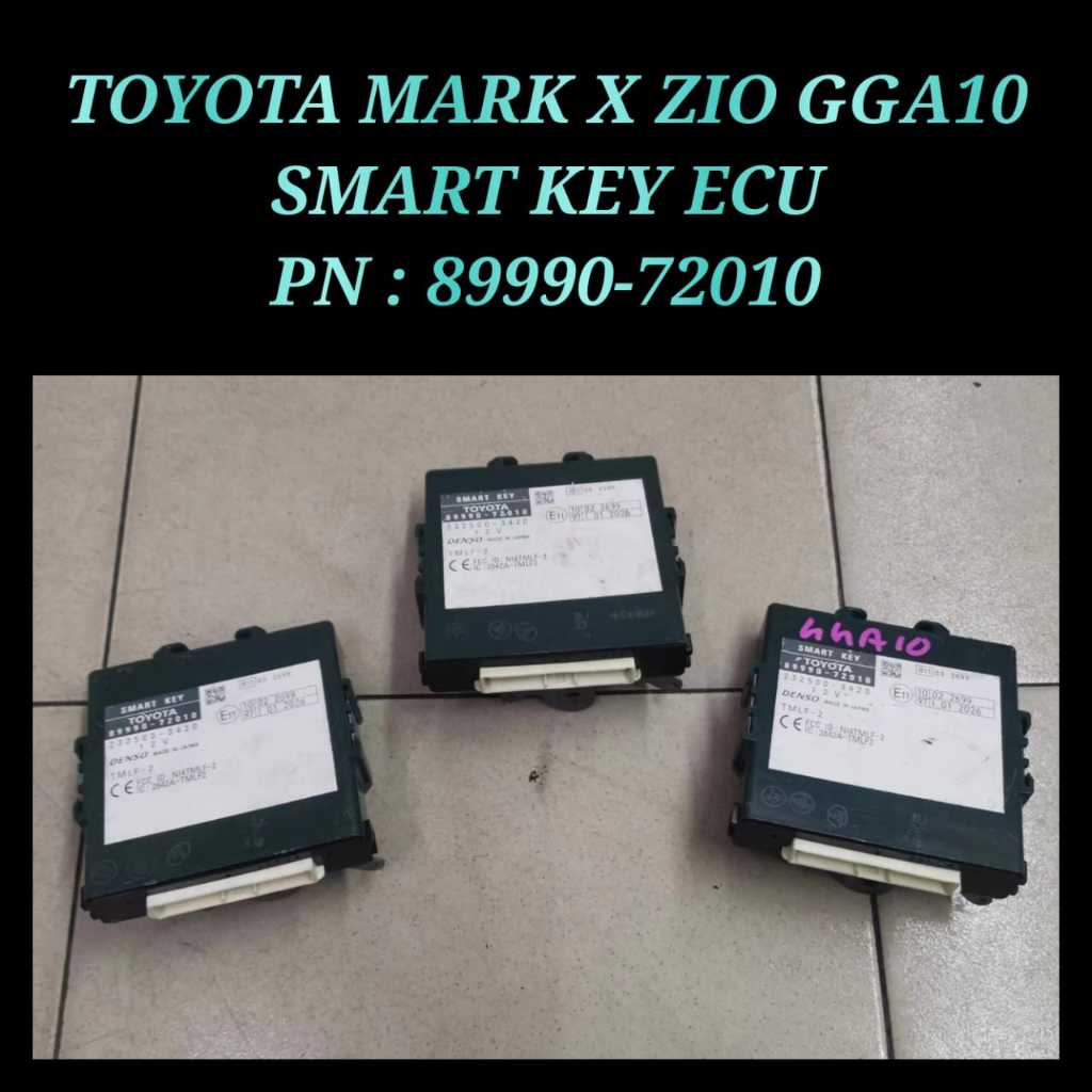 🇯🇵🇯🇵 Smart Key Module Toyota Mark X Zio ANA10 GGA10 2007 - 2013 Smart ...