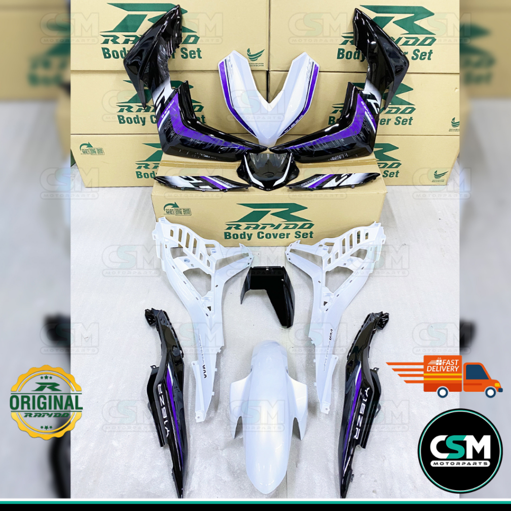 [READY STOCK] Coverset Bodyset Yamaha Y16 Y16ZR 2023 STANDARD EXCITER ...