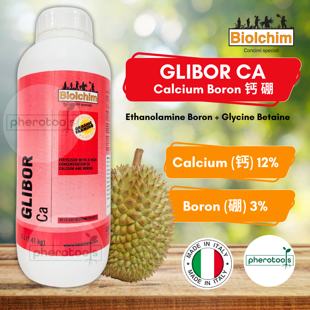 GLIBOR Ca 钙 硼 (Calcium Boron High Strength) Fertilizer Baja Foliar (1L ...