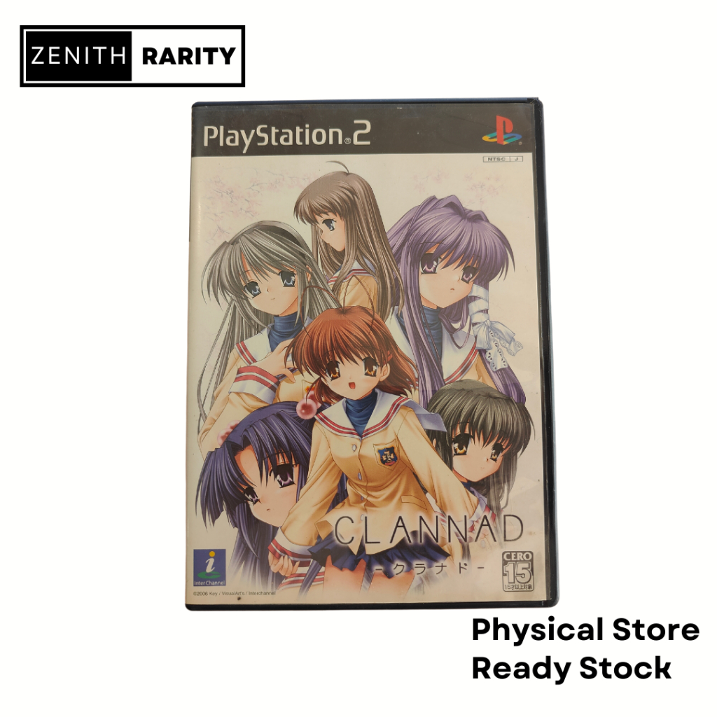 Zenith Rarity Sony Playstation 2 PS2 game Clannad | Shopee Malaysia