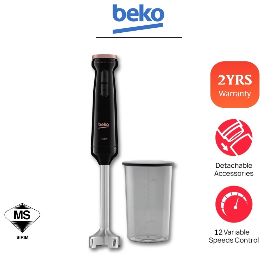 Beko Hand Blender (700W,12 Speed) | HBS70720B HBS-70720B (Pengadun ...