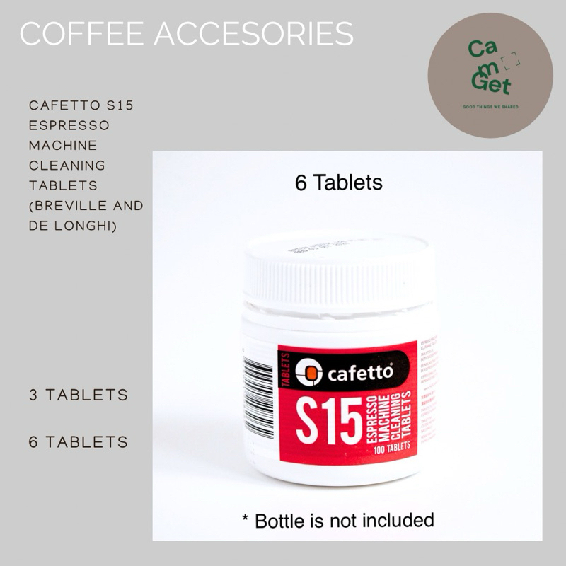 (Ready stock) Cafetto S15 Espresso Machine Cleaning Tablets (Breville ...