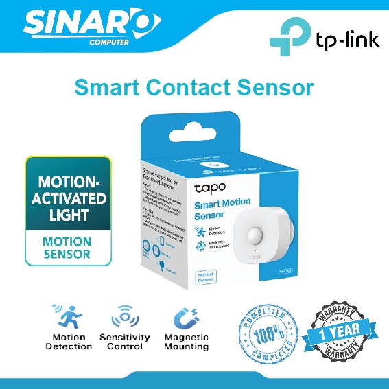TP-LINK Tapo T100 Tapo Smart Motion Sensor | Shopee Malaysia