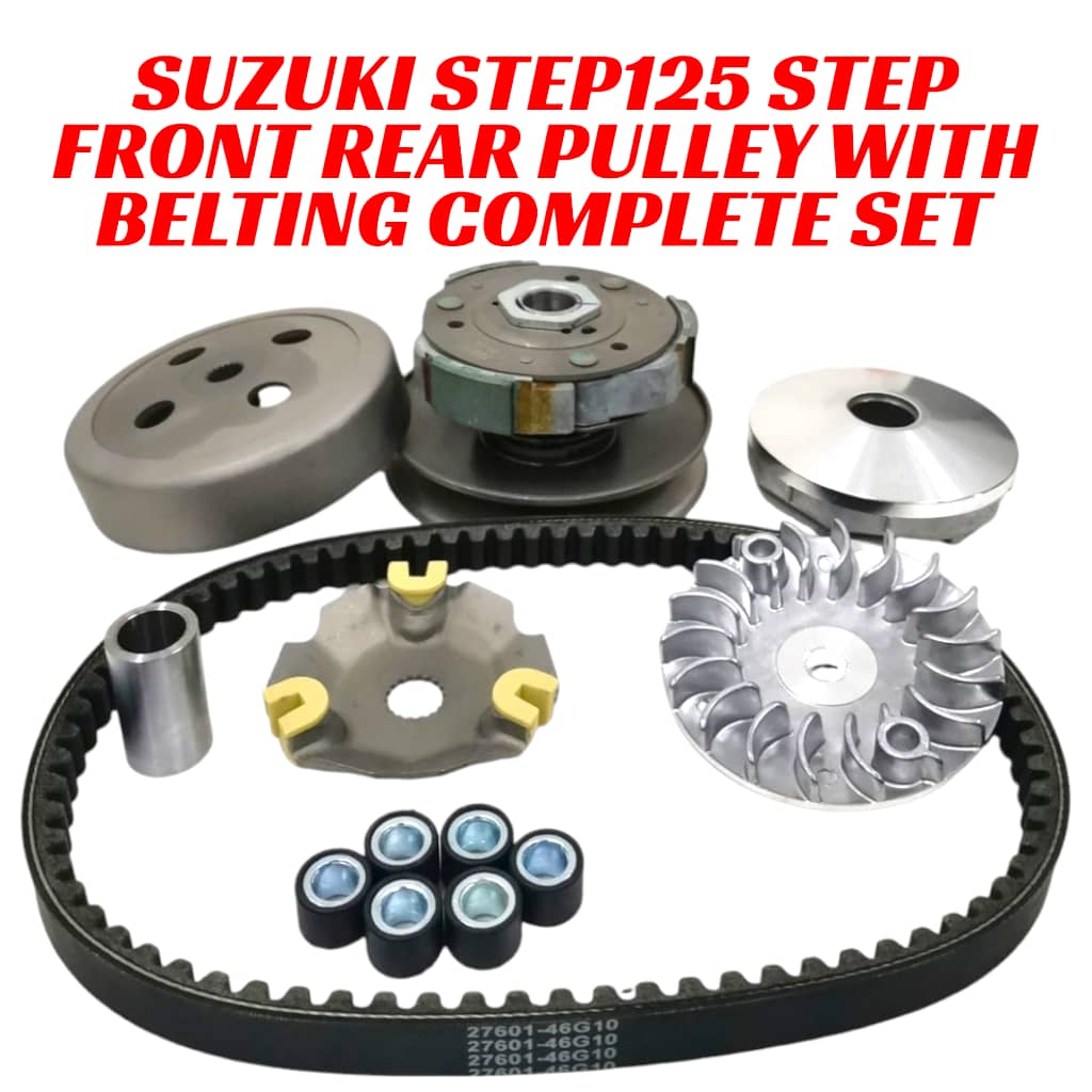 Suzuki STEP STEP125 STEP 125 Front Pulley Rear Pulley With Timing Belt ...