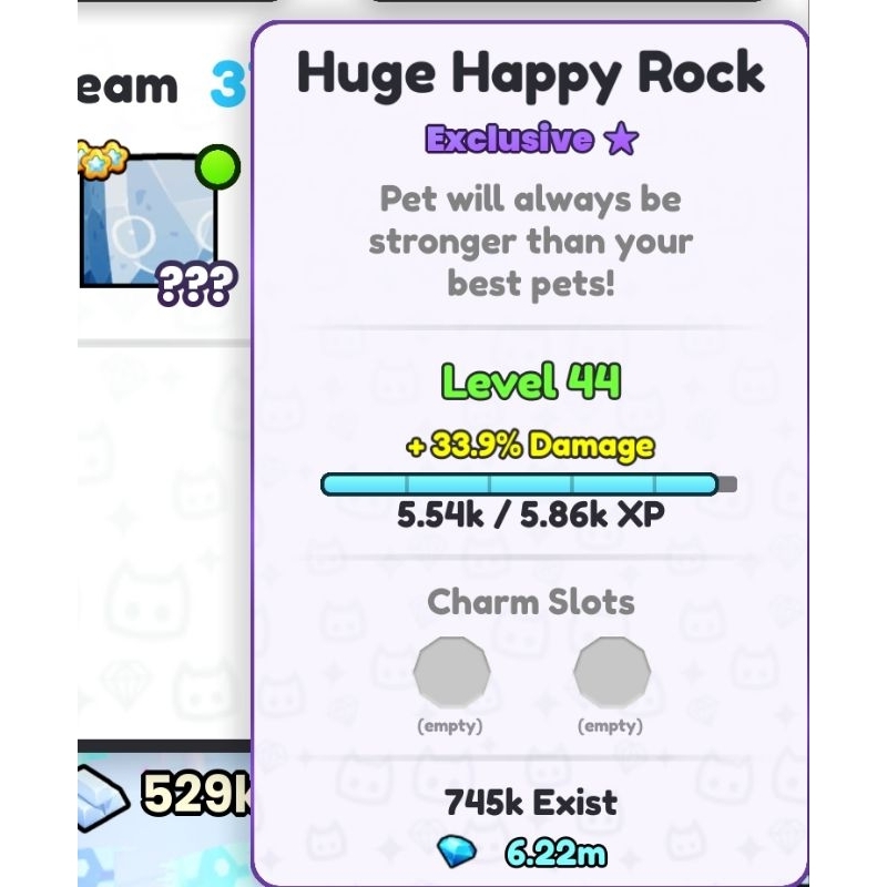 roblox pet simulator 99 huge happy rock level 44 | Shopee Malaysia