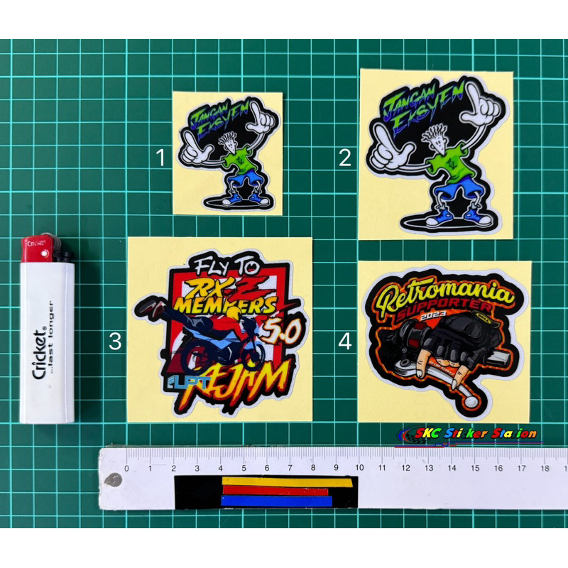 Jangan Eksyen (Small/Big) / Retromania Supporter / Fly to RXZ Members 5 ...