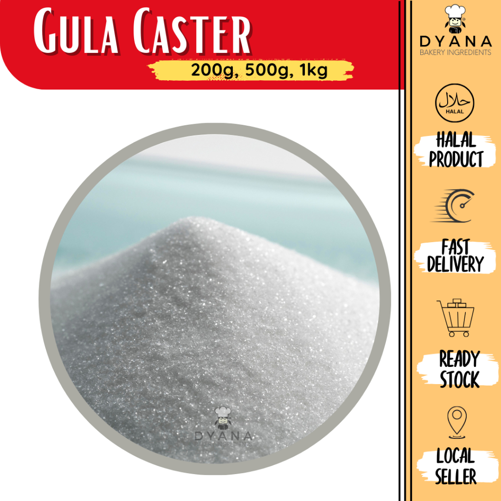 Gula Kaster | Castor Sugar MSM 200g / 500g / 1kg | Shopee Malaysia
