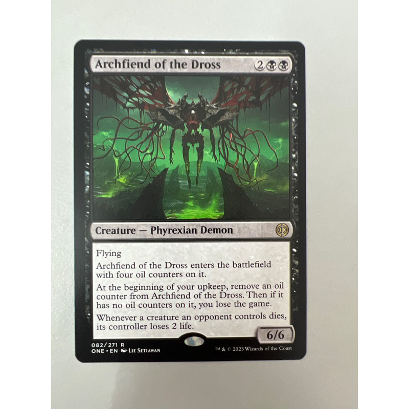 Magic The Gathering Archfiend of the Dross (ONE) | Shopee Malaysia