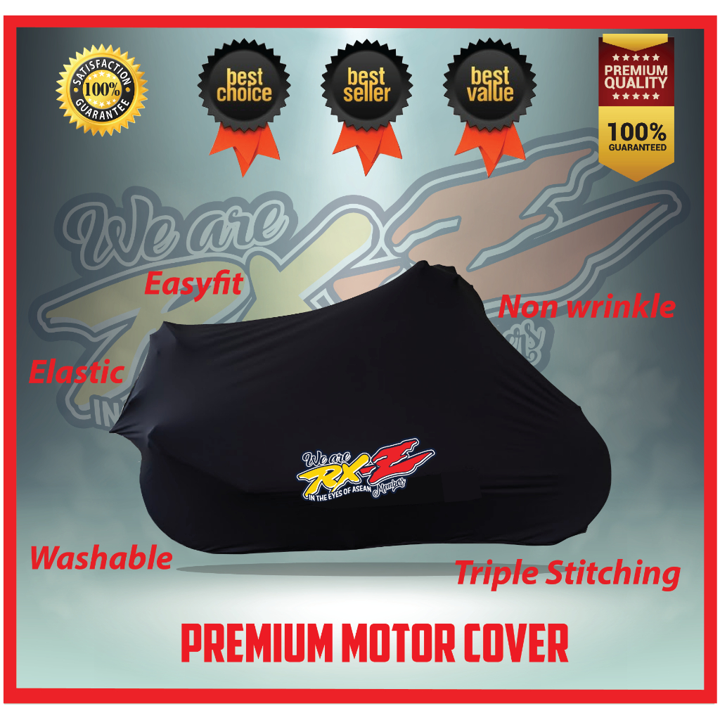 PREMIUM COVER MOTOR / SARUNG MOTOR YAMAHA RXZ | Shopee Malaysia