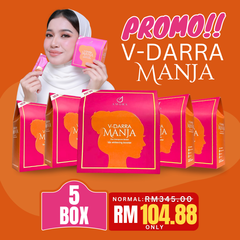 5 BOX AMORA VDARA MANJA VITAMIC WITH EXTRACT ROSELLE | Shopee Malaysia