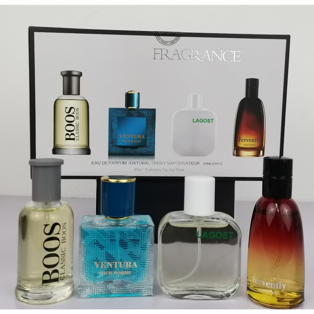 Flower Of Story 4 in 1 Perfume Gift Set Men Fragrance Minyak Wangi ...