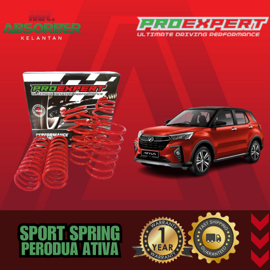 Spring sport proexpert Perodua Ativa performance/Spring lowerd | Shopee ...