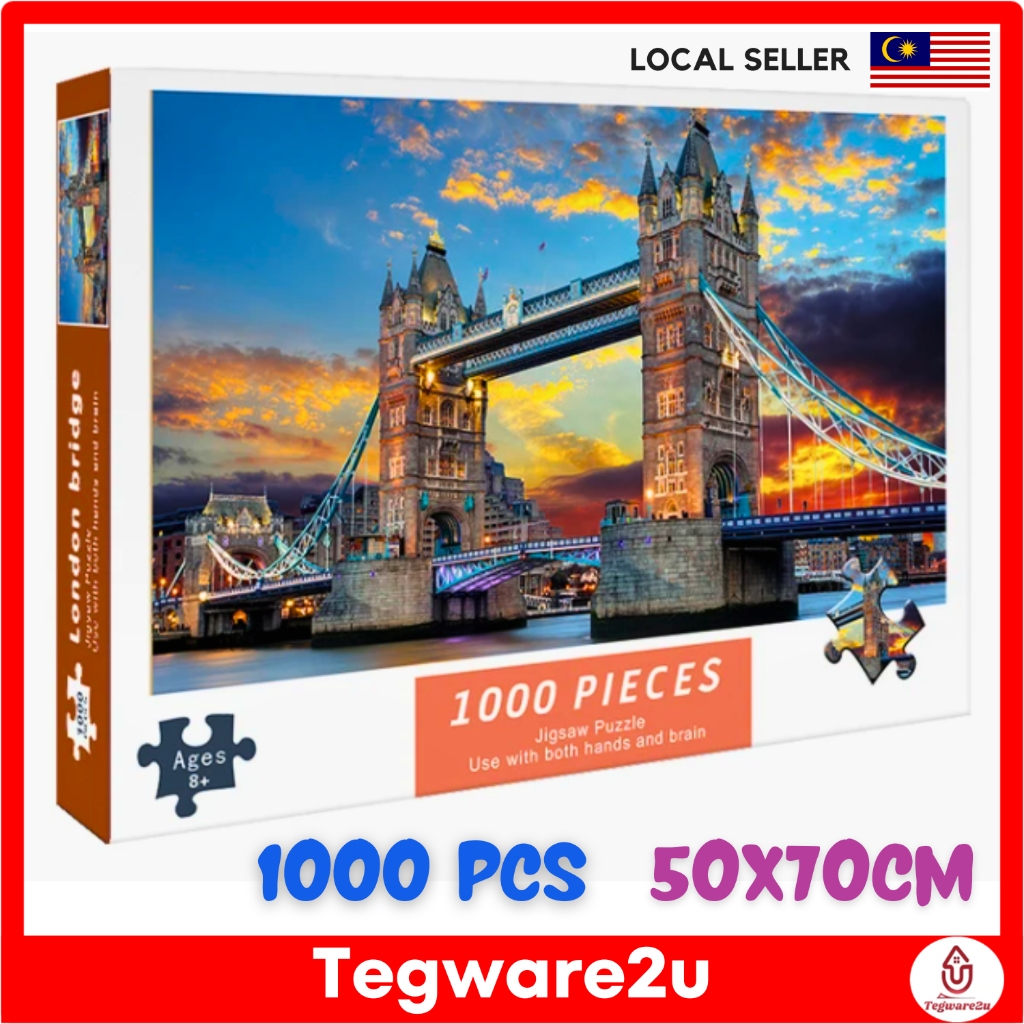 1000 Pcs 75x50 Colourful Adult Jigsaw Puzzle Adult Intellectual Game ...