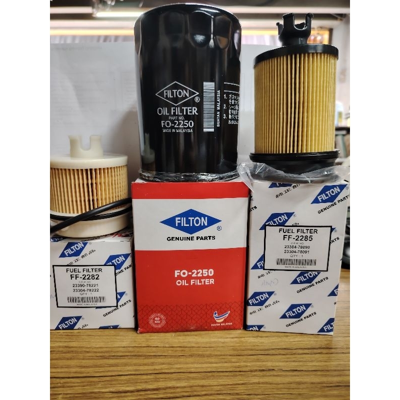 HINO 300 SERIES WU710/WU720/WU730 OIL FILTER AND FUEL FILTER SET ...