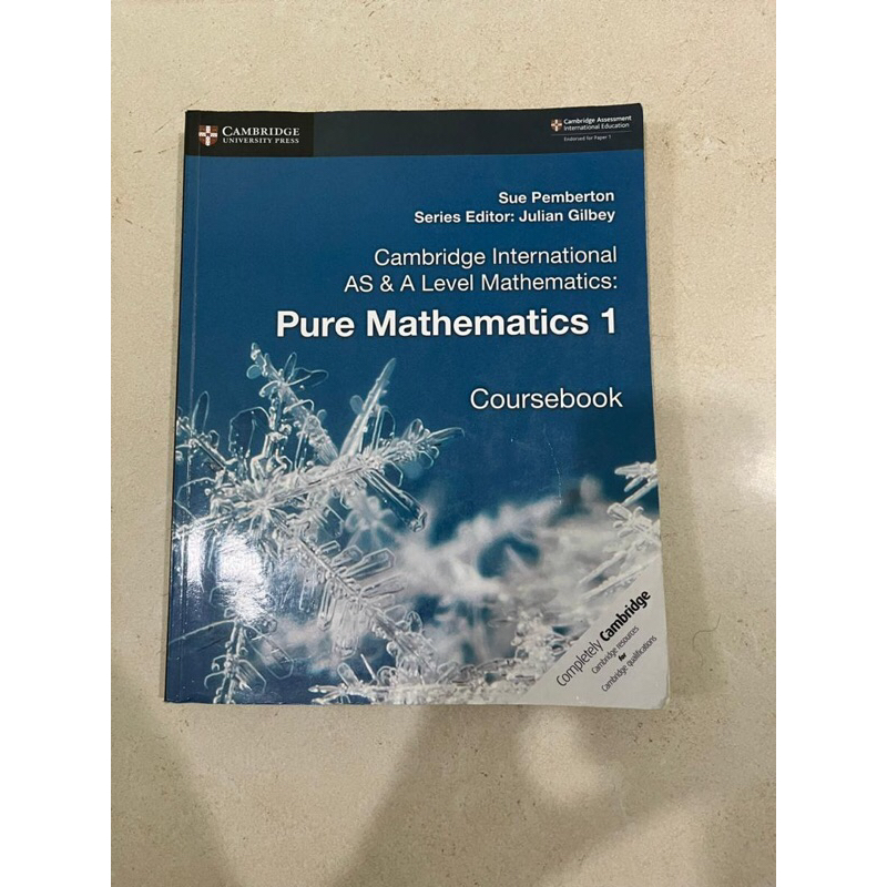Cambridge A-levels Textbook: Pure Mathematics 1 | Shopee Malaysia